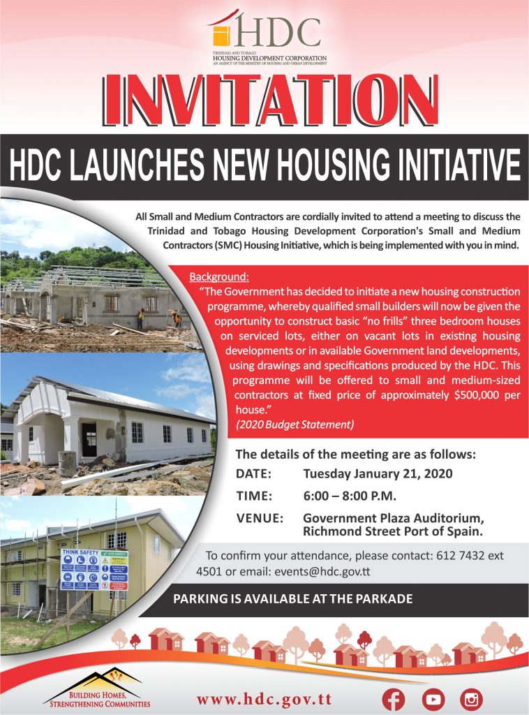 HDC | Invitation - HDC Launches New Housing Initiative - HDC